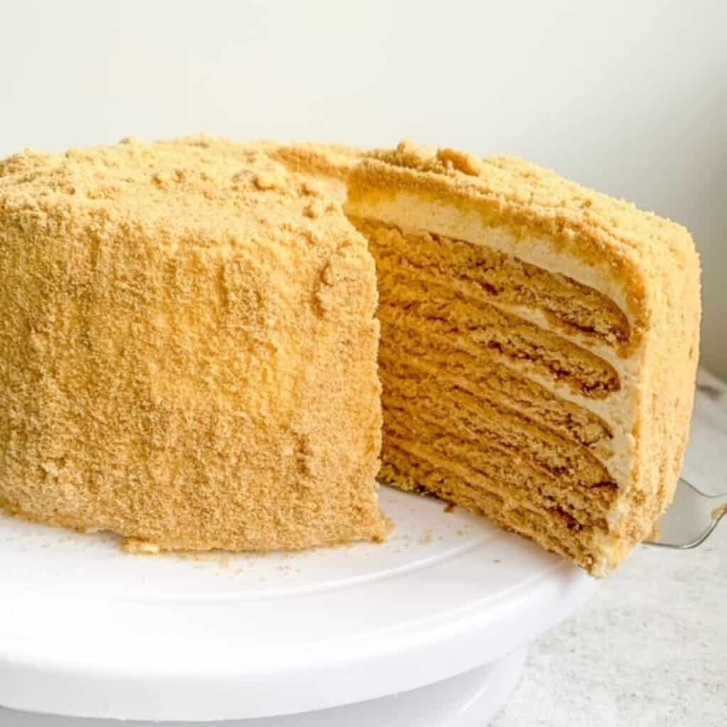 Medovik Tort Russian Honey Layer cake - Gluten Free Tranquility