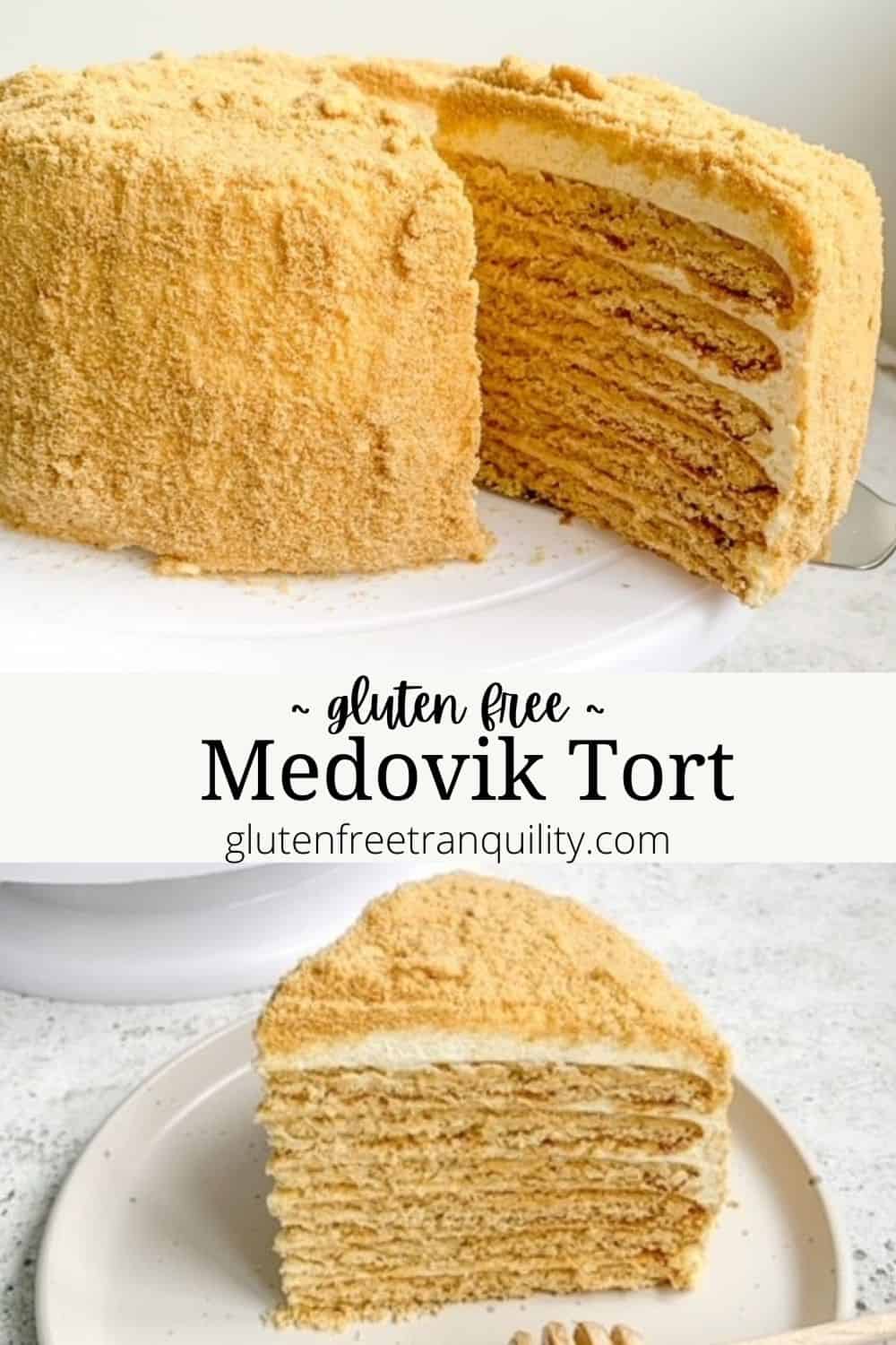 Medovik Tort Russian Honey Layer cake - Gluten Free Tranquility