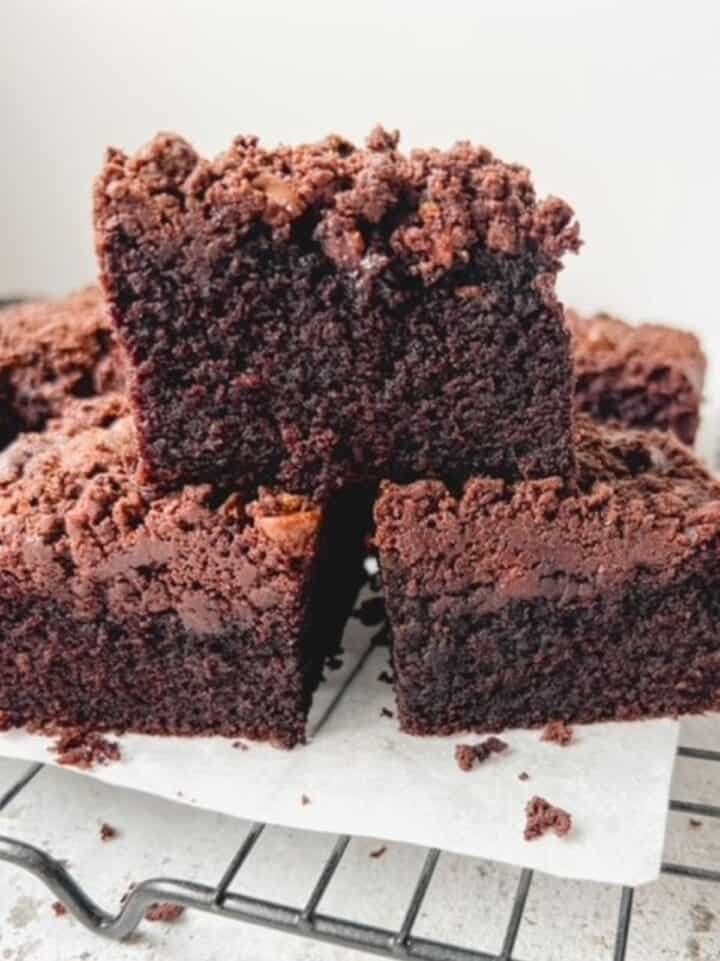 Chocolate Crumb Cake with crumble topping