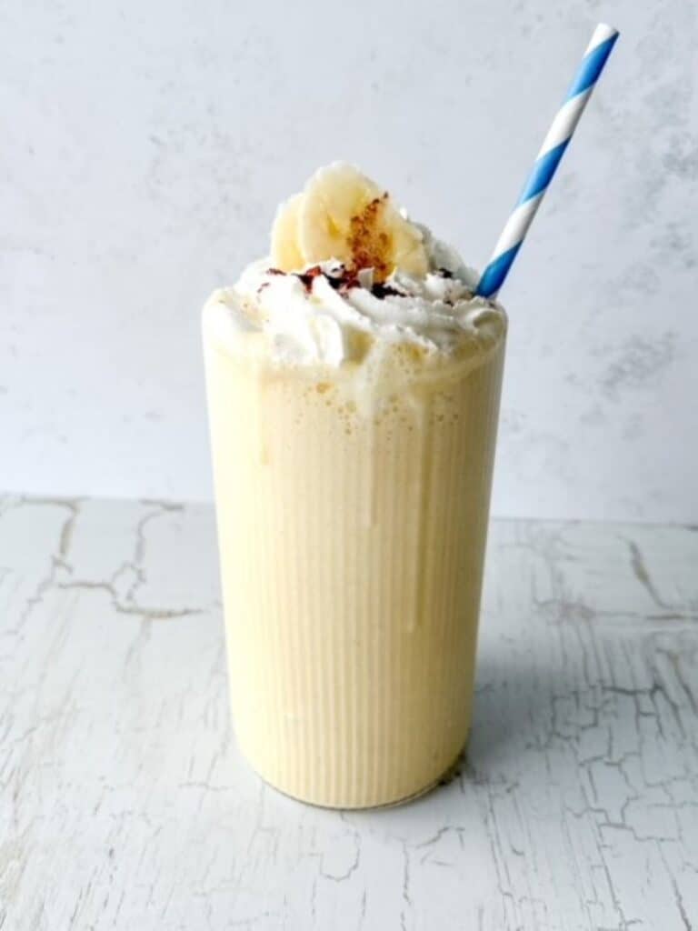 Thick Banana Milkshake (Ice cream banana shake recipe) - Gluten Free ...