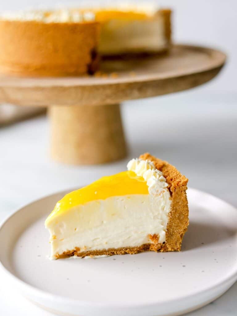 Lemon Curd Cheesecake - Gluten Free Tranquility